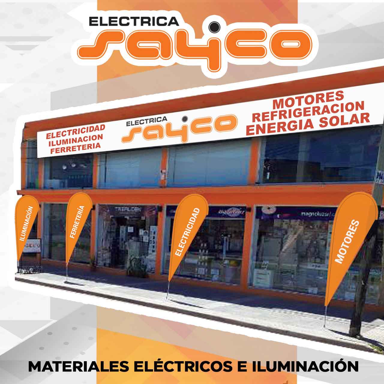Electrica Sayco. Materiales eléctricos e iluminación